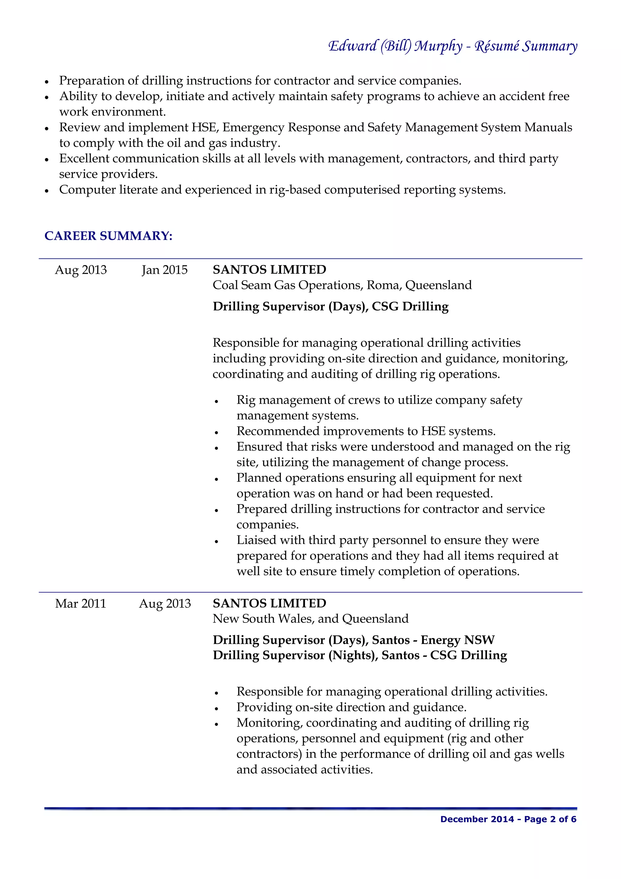 Edward murphy cv | DOCX