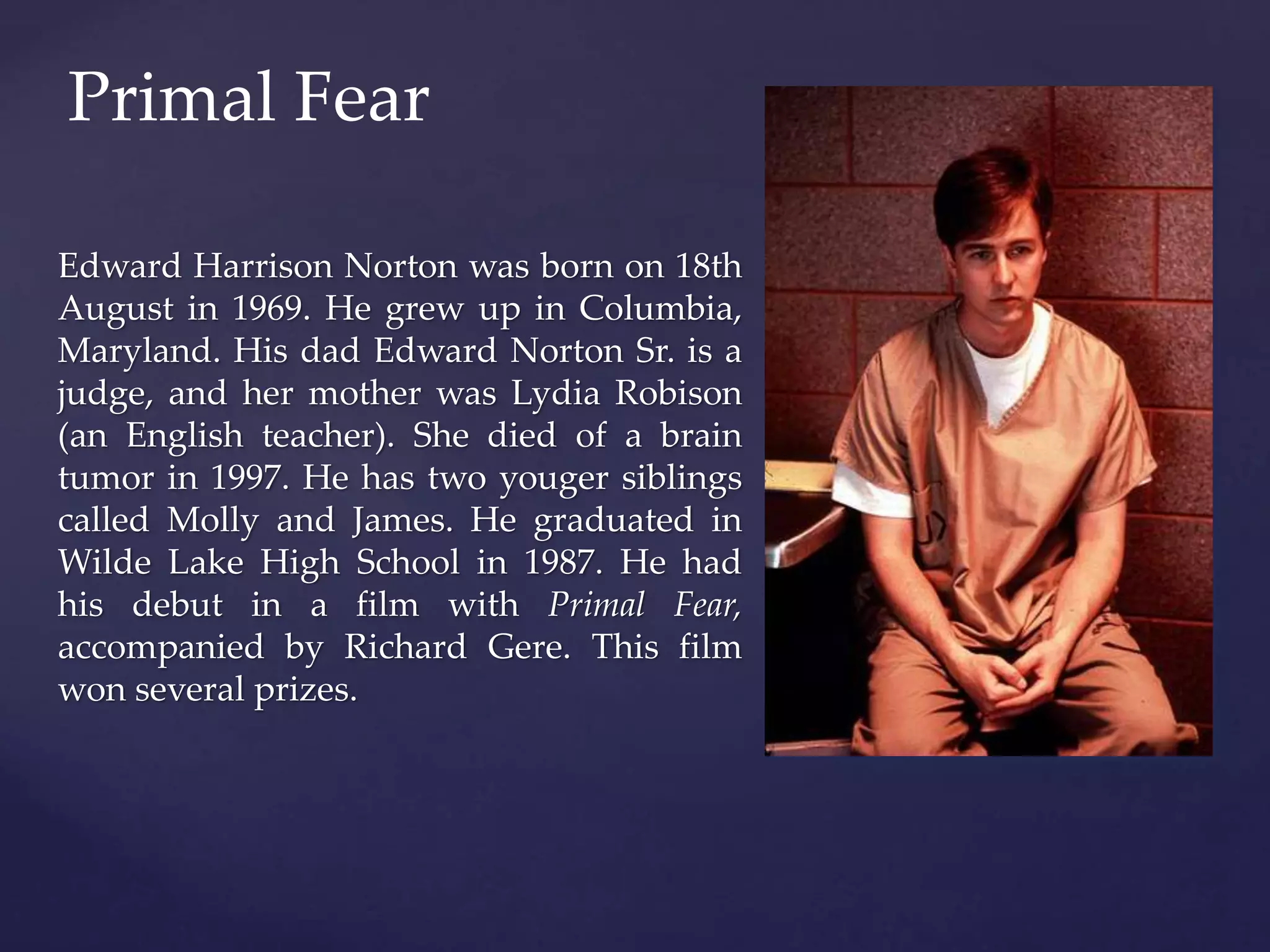 Edward Norton | PPTX