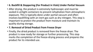 Lyophilization , Biochemical tchnique/ Freeze drying | PPT