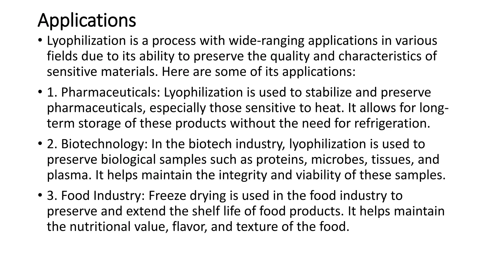 Medical lab.BIochemical technique. Lyophilization.pptx