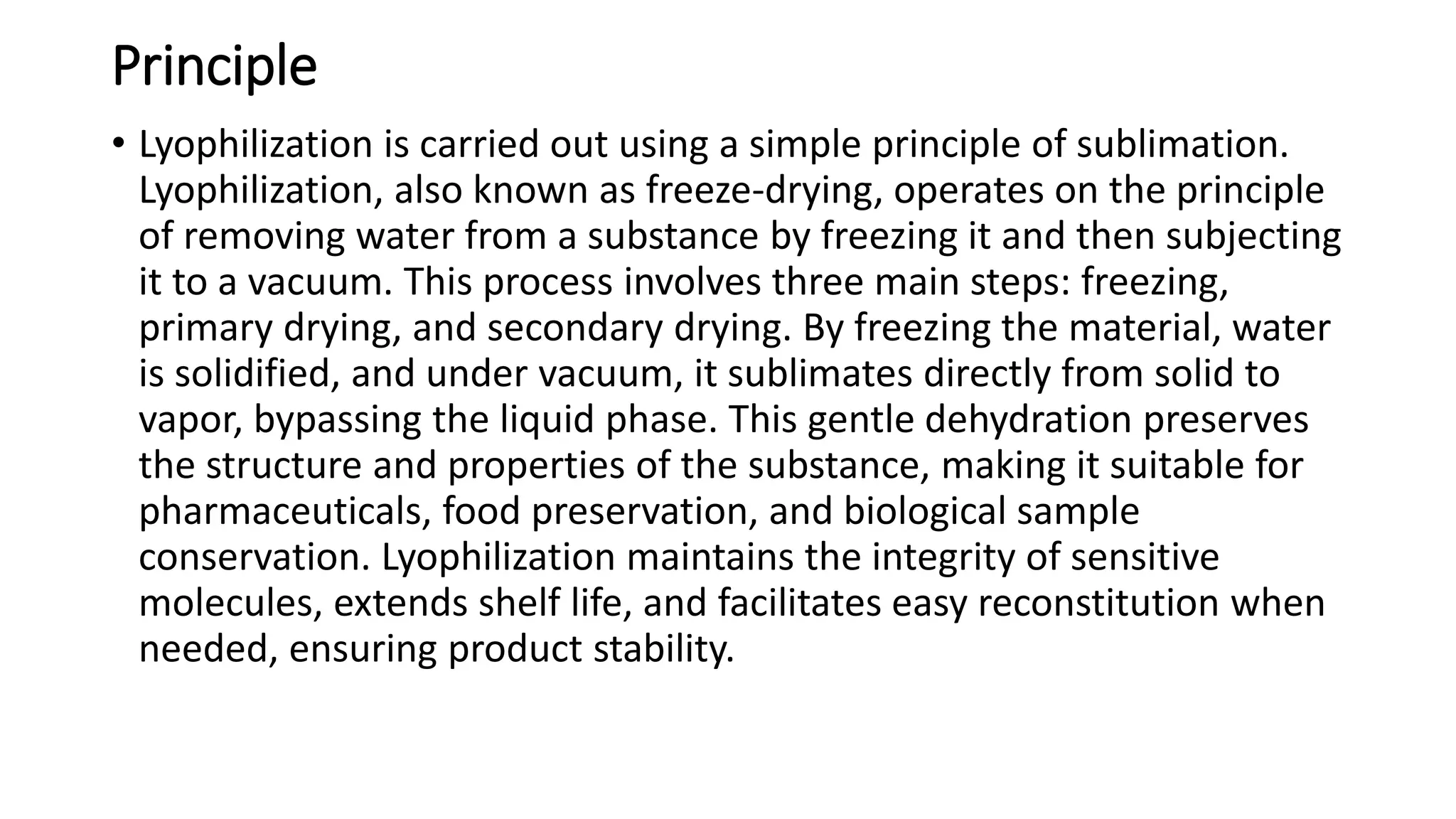 Medical lab.BIochemical technique. Lyophilization.pptx
