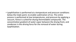 Medical lab.BIochemical technique. Lyophilization.pptx