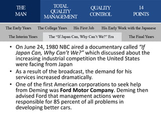 William Edwards Deming | PPTX