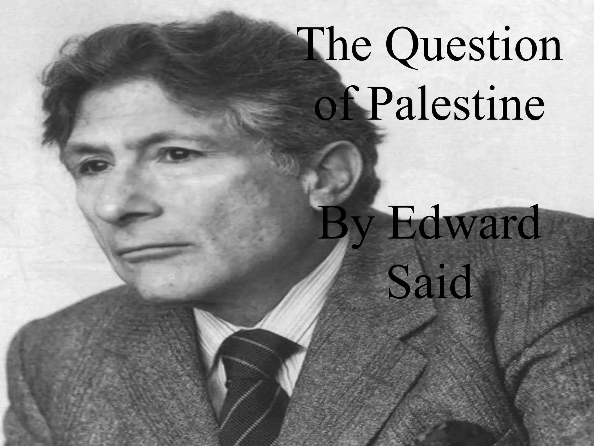 Edward said | PPT