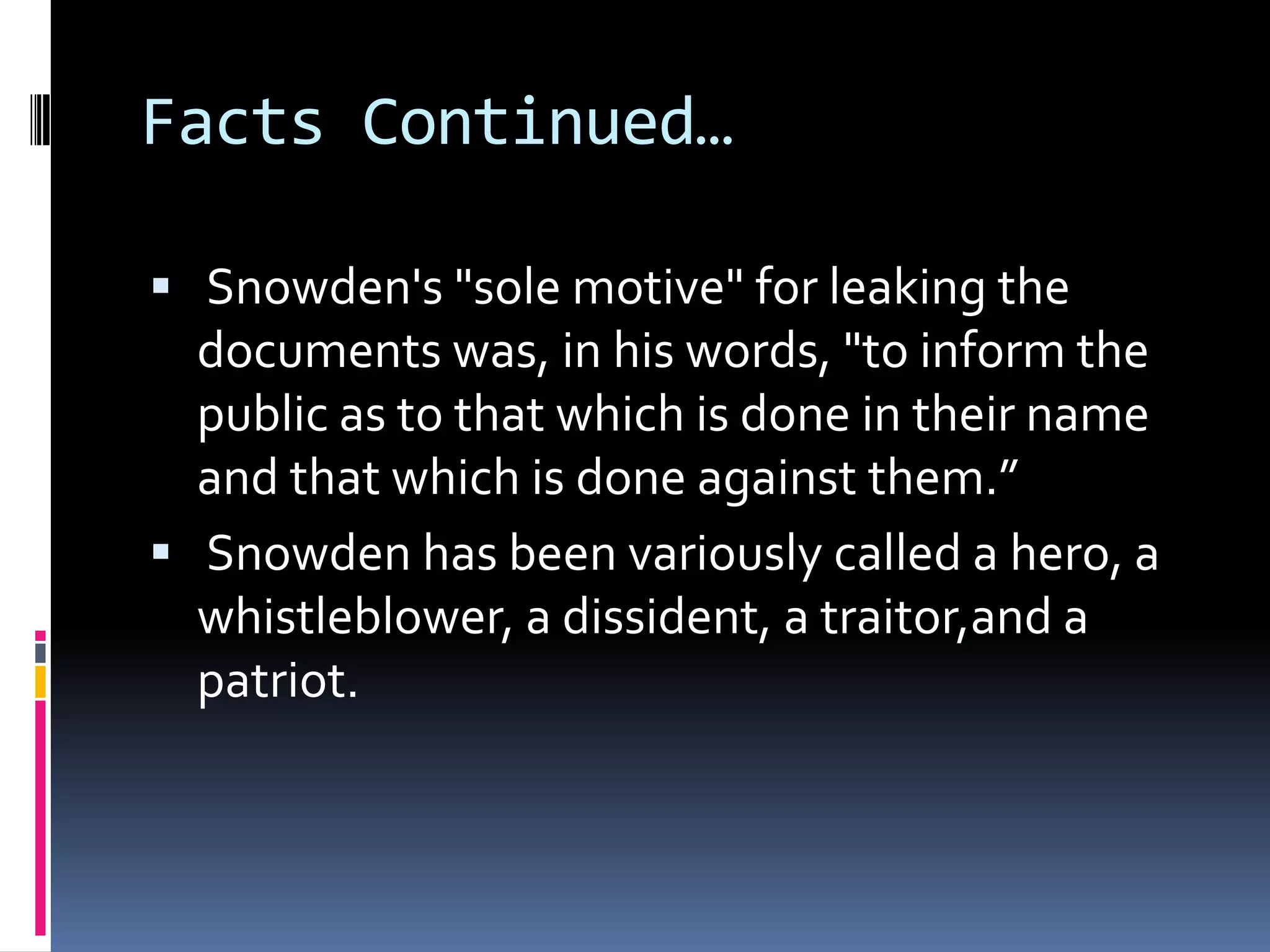 Edward snowden | PPTX