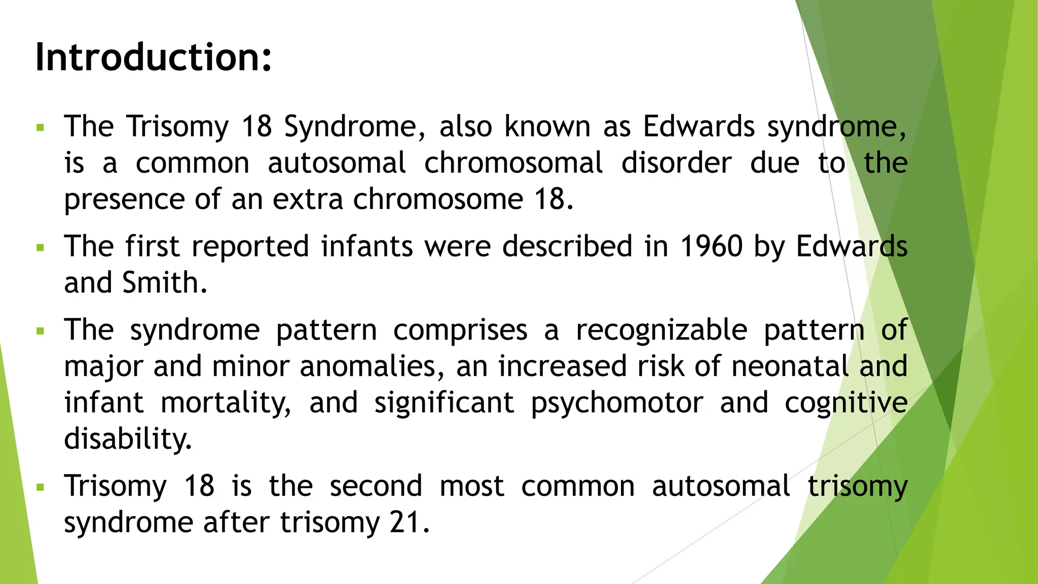 The Presentation on Edwards syndrome.pptx