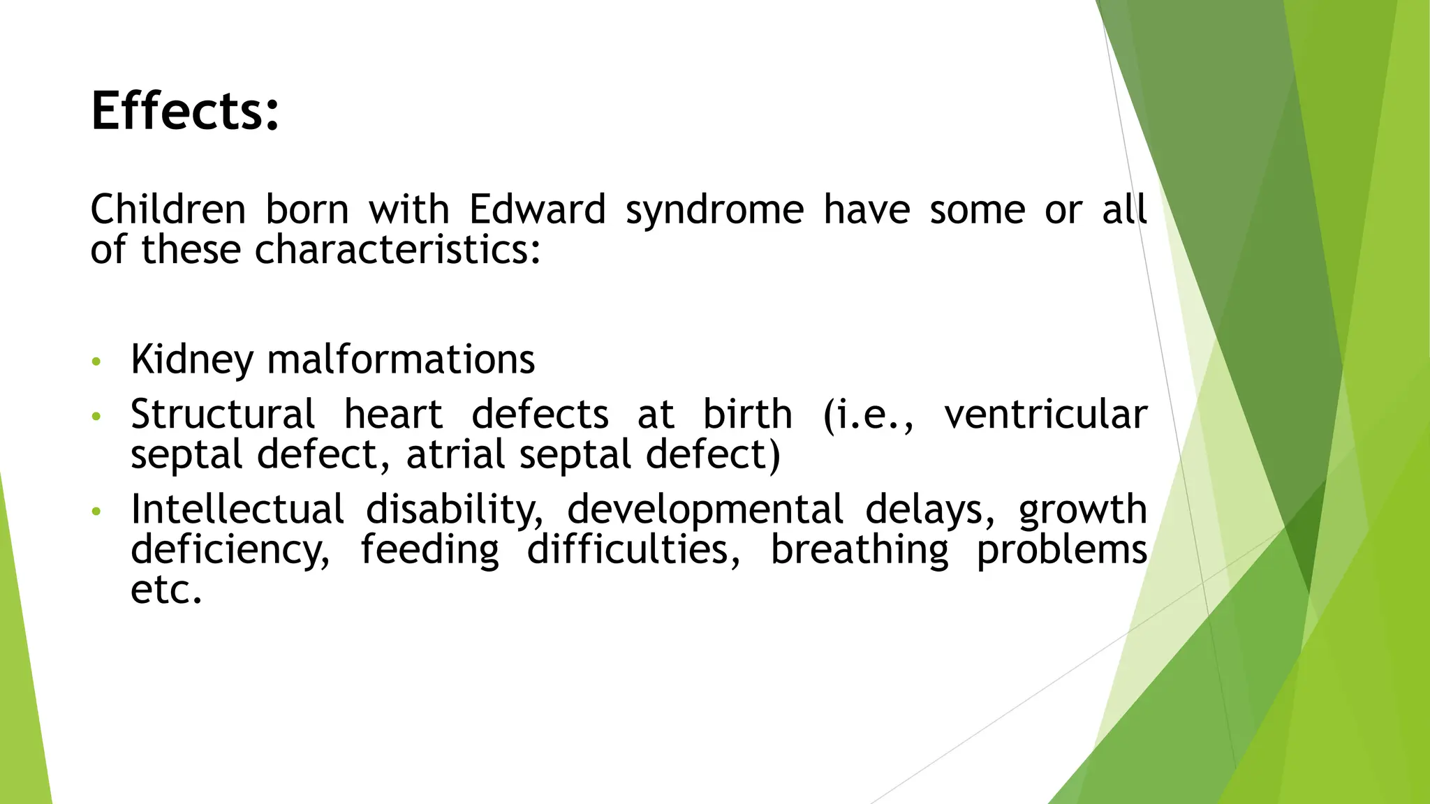 The Presentation on Edwards syndrome.pptx