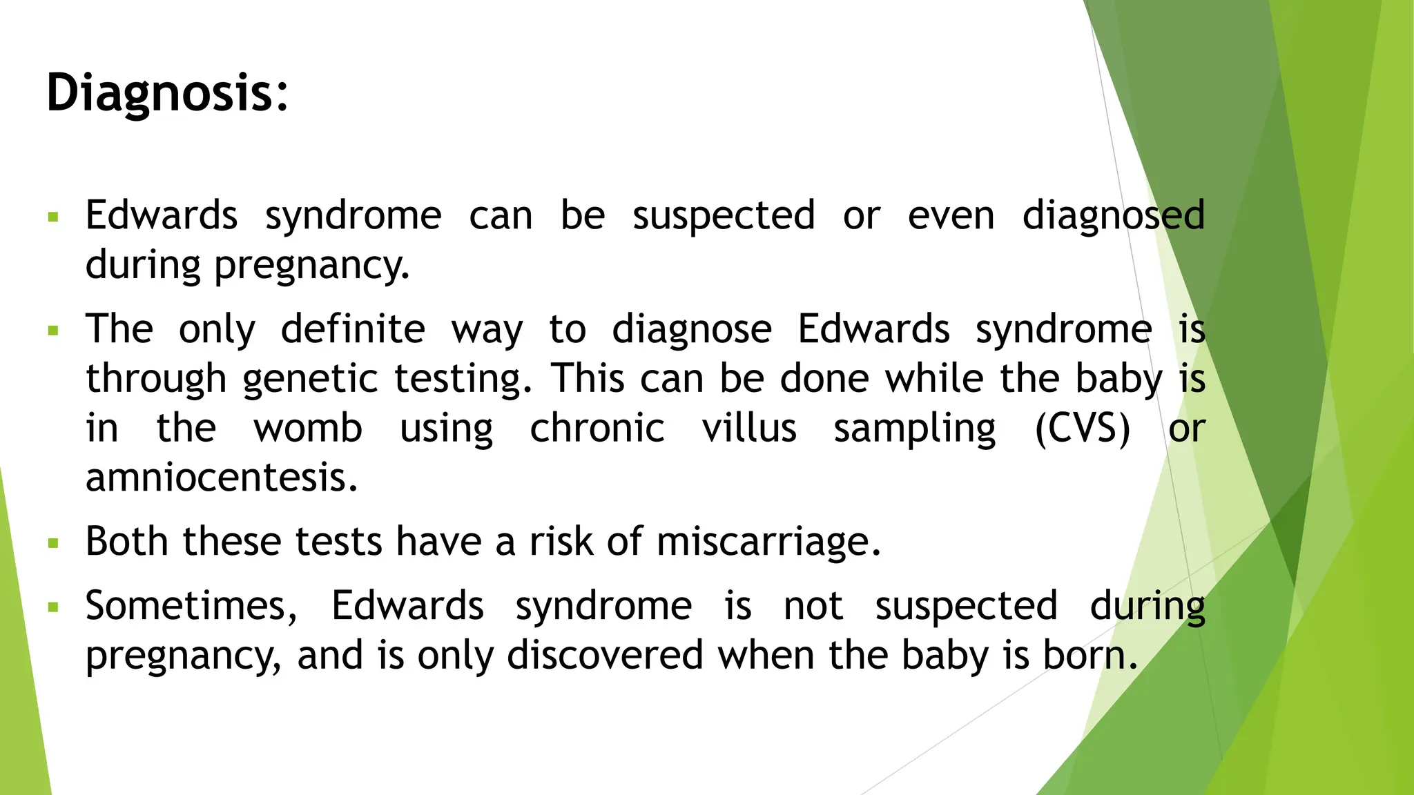 The Presentation on Edwards syndrome.pptx