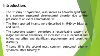 The Presentation on Edwards syndrome.pptx