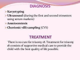 Edward’s syndrome (Trisomy 18) | PPTX
