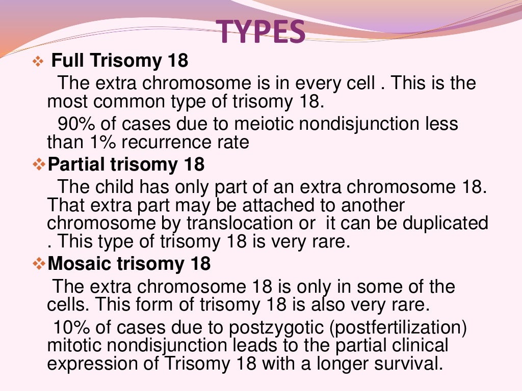 Edward’s syndrome (Trisomy 18) | PPTX