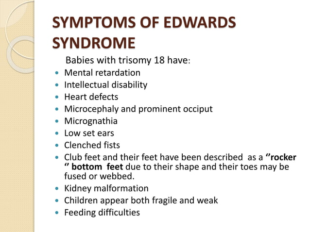 Edward syndrome | PPTX | Infertility | Reproductive Health