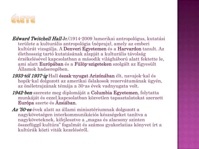 Edward T Hall | PPTX