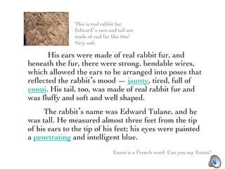 The Miraculous Journey of Edward Tulane | PDF