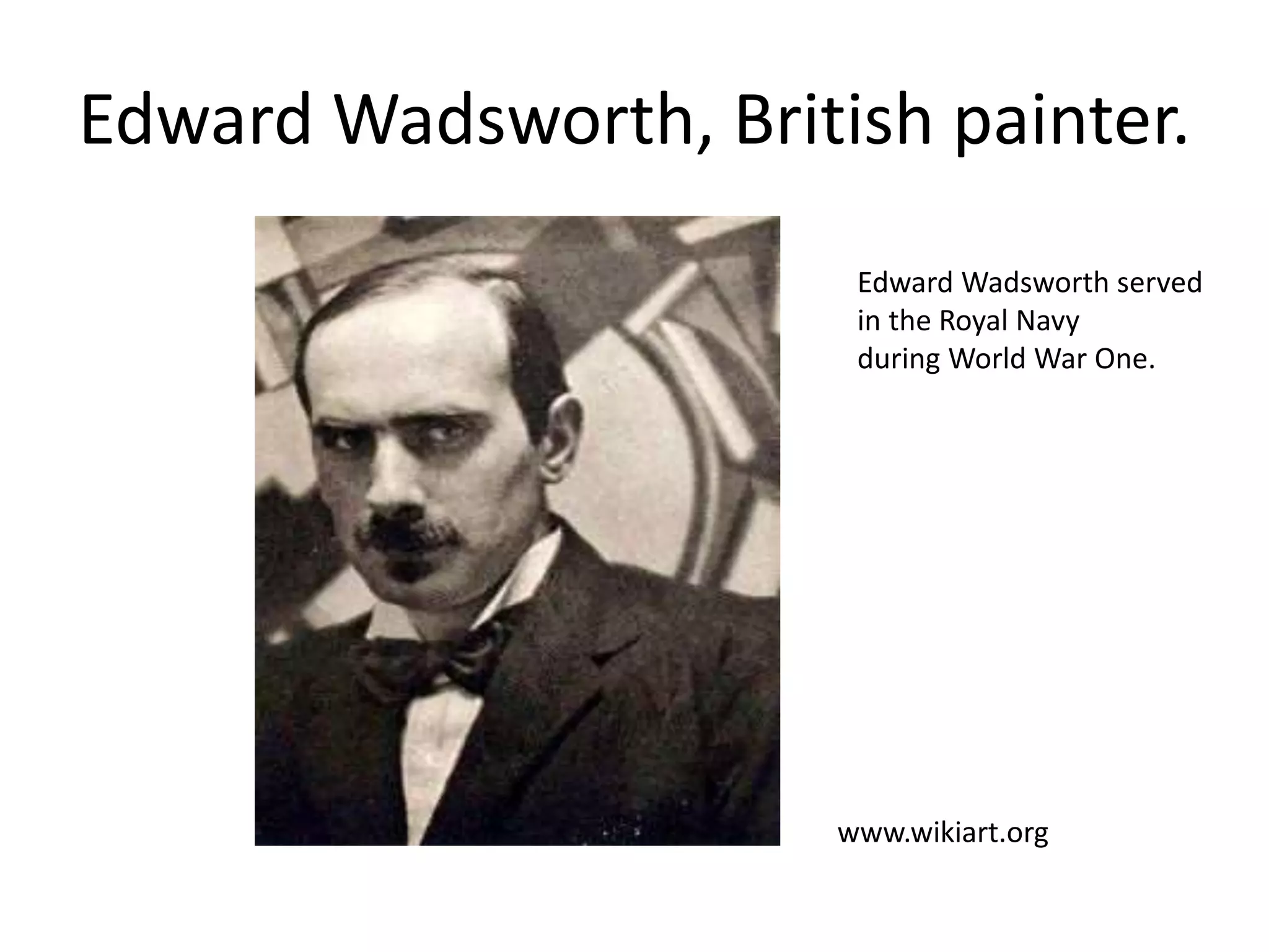 Edward Wadsworth pp | PPTX