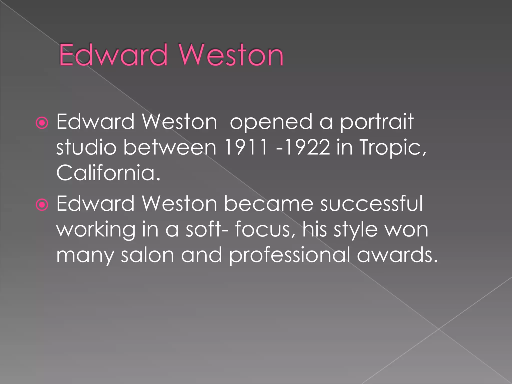 Edward weston | PPTX
