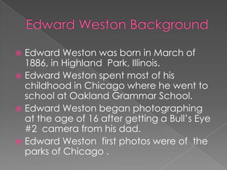 Edward weston | PPTX