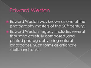 Edward weston | PPT