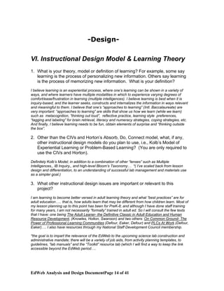 EdWeb Analysis & Design Documentation | PDF | Professional School ...