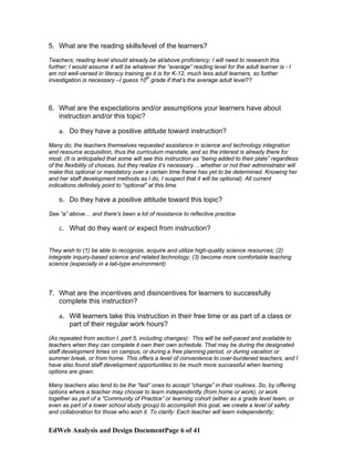 EdWeb Analysis & Design Documentation | PDF | Professional School ...