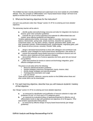 EdWeb Analysis & Design Documentation | PDF | Professional School ...