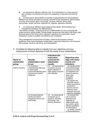 EdWeb Analysis & Design Documentation | PDF | Professional School | Postgraduate Education