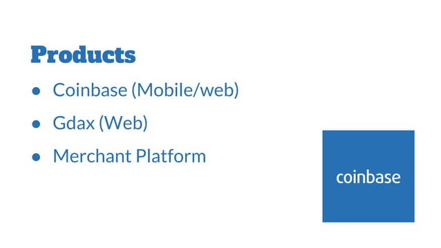 Coinbase presentation by Edwin | PDF