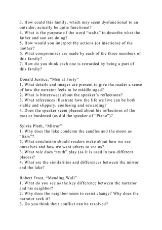 Edwin Arlington Robinson, Richard Cory”1. What are the townspeopl.docx