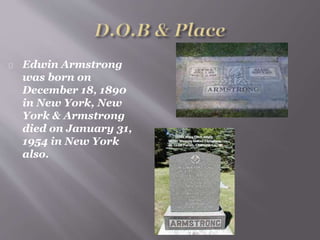 Edwin armstong | PPTX