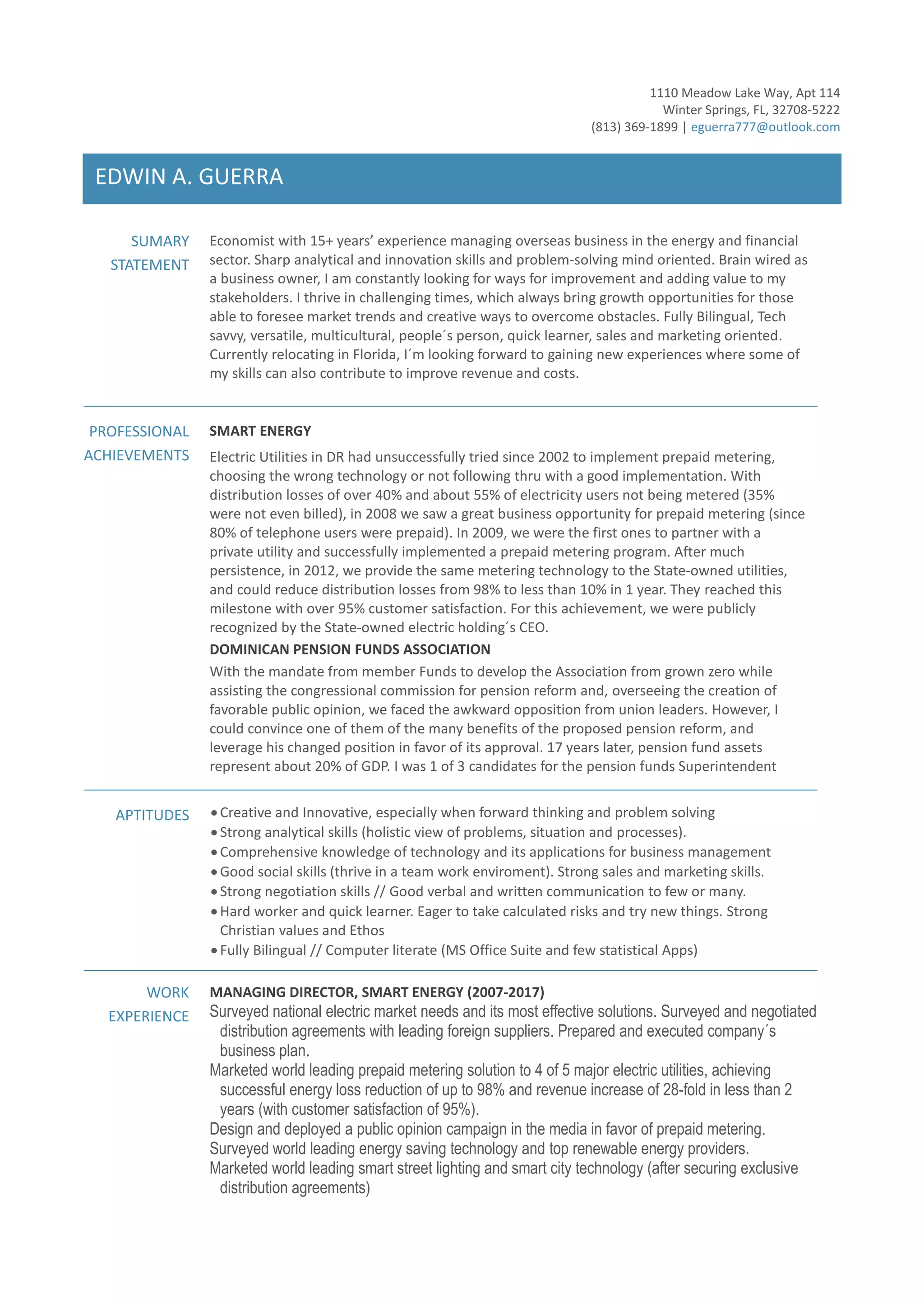 Edwin Guerra CV | PDF