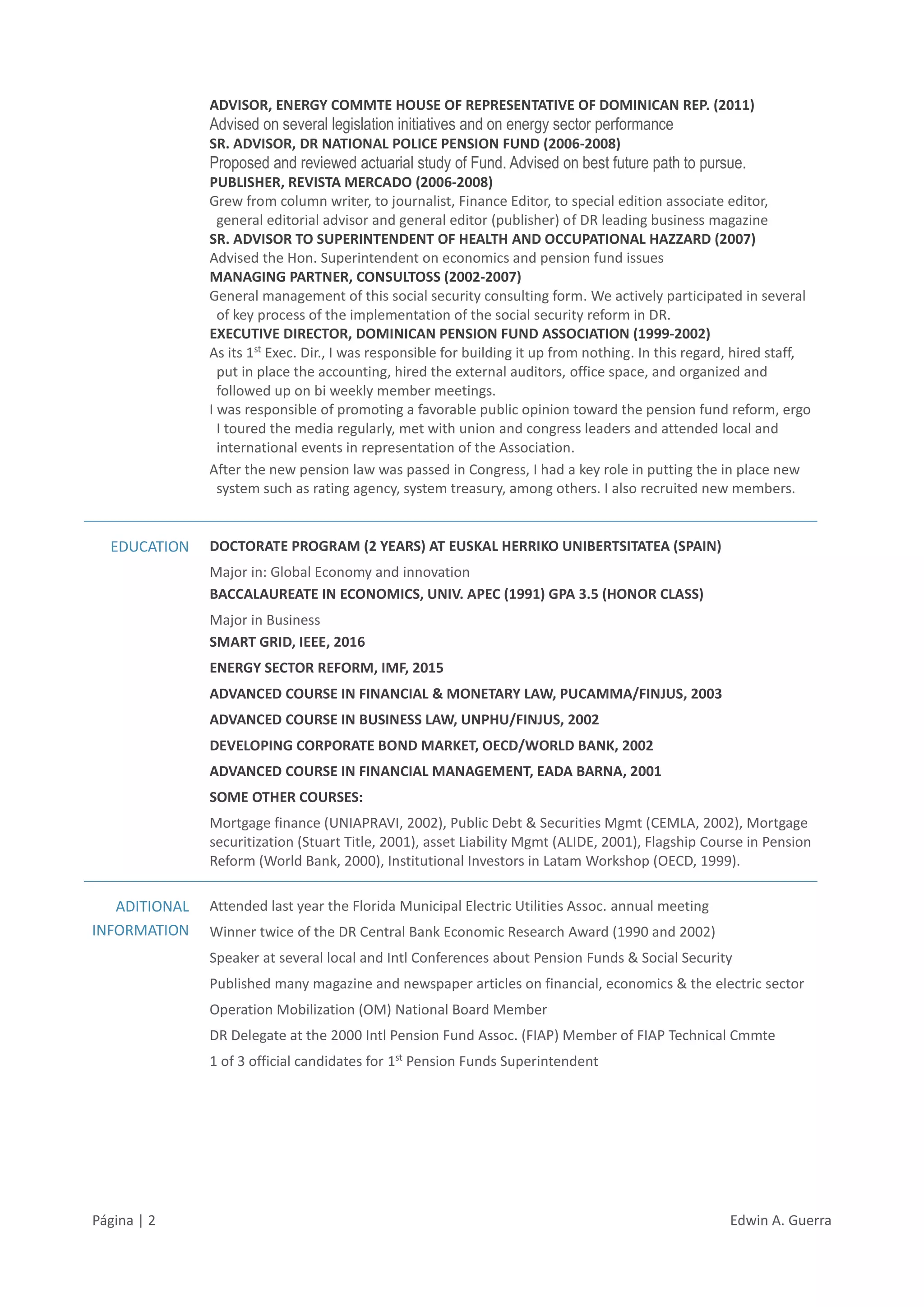Edwin Guerra CV | PDF