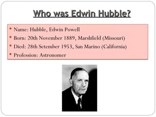 Edwin Hubble Childhood