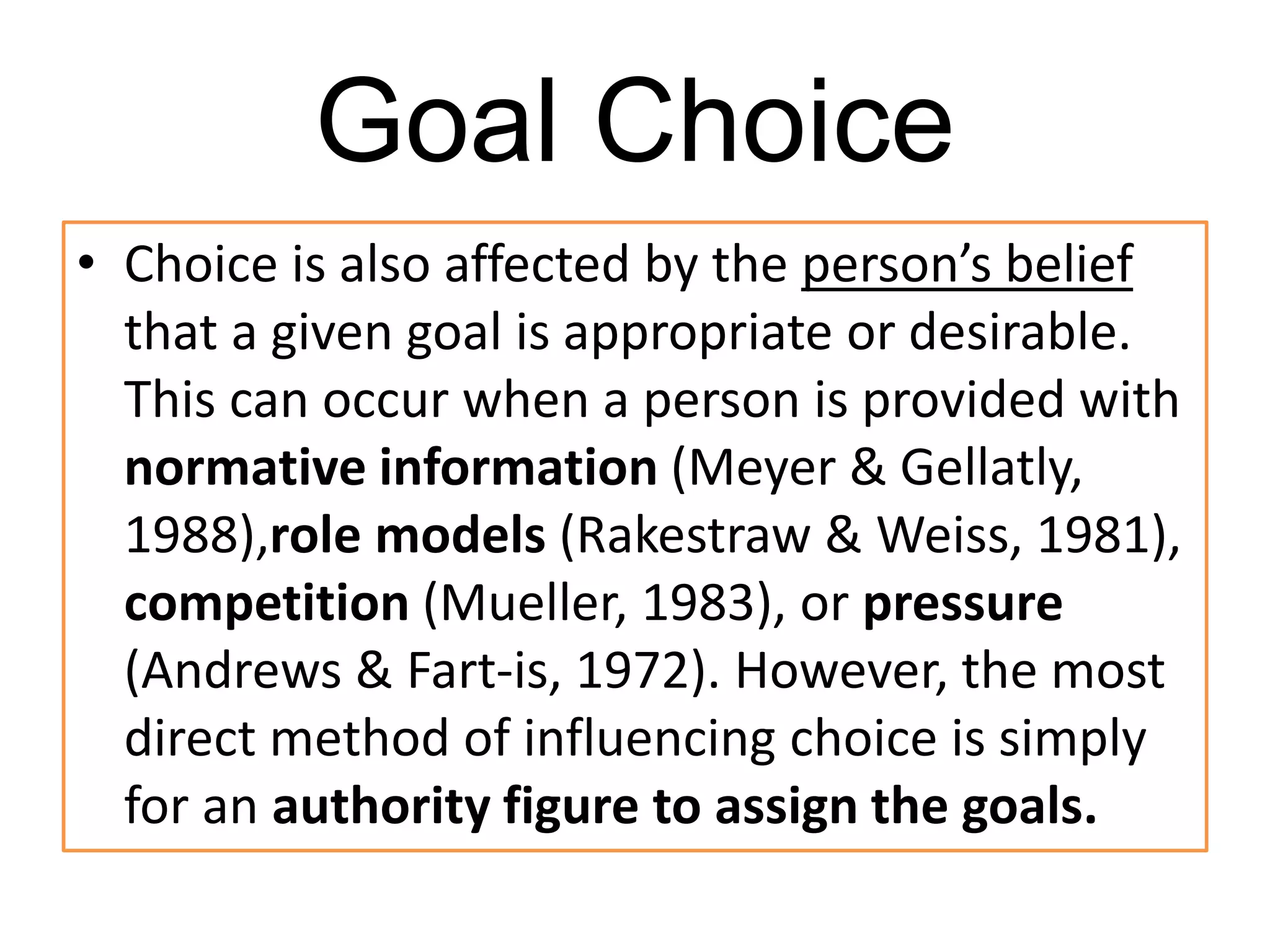 Edwin locke goal setting theory | PPSX