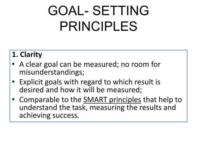 Edwin locke goal setting theory | PPSX