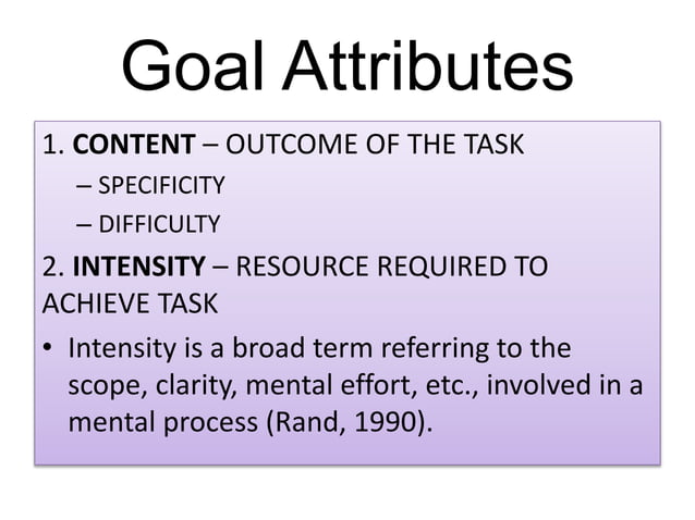 Edwin locke goal setting theory | PPSX