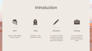 Edwin maxwell fry | PPTX