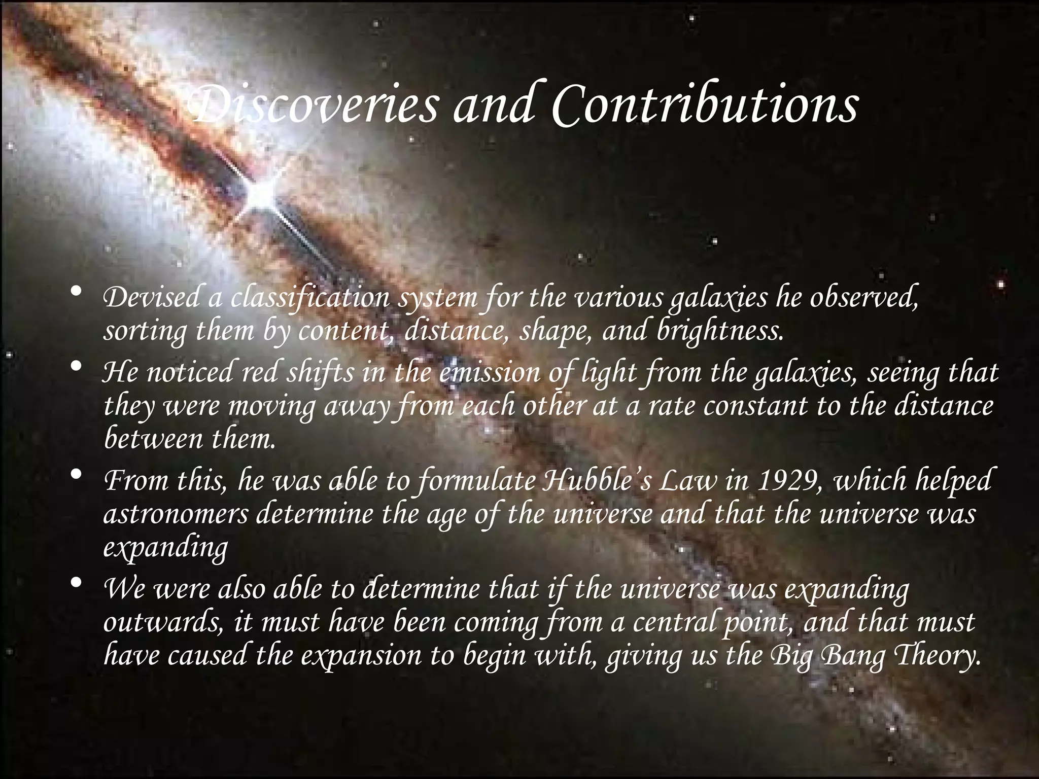 Edwin Powell Hubble | PPT