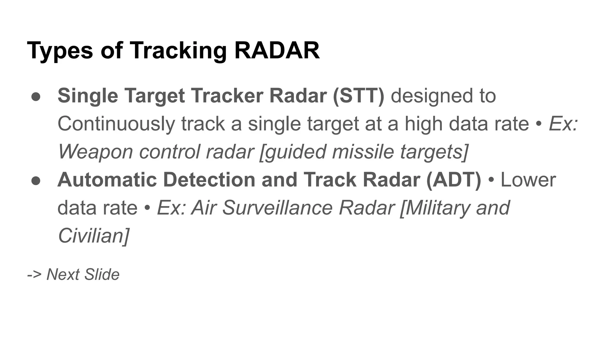 Tracking Radar | PDF