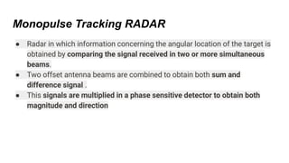 Tracking Radar | PDF