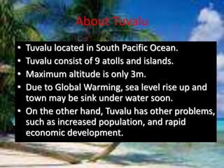 TUVALU COUNTRY | PPTX