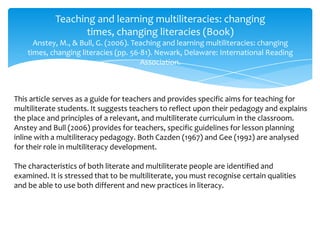 Edx3270 multimedia presentation | PPTX | Education