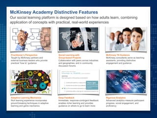 Open edX Conference 2014, McKinsey Academy | PDF