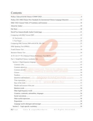 Edexcel GCSE Chinese Foundation Tier 1800 Vocabulary (1CN0F 2021 ...