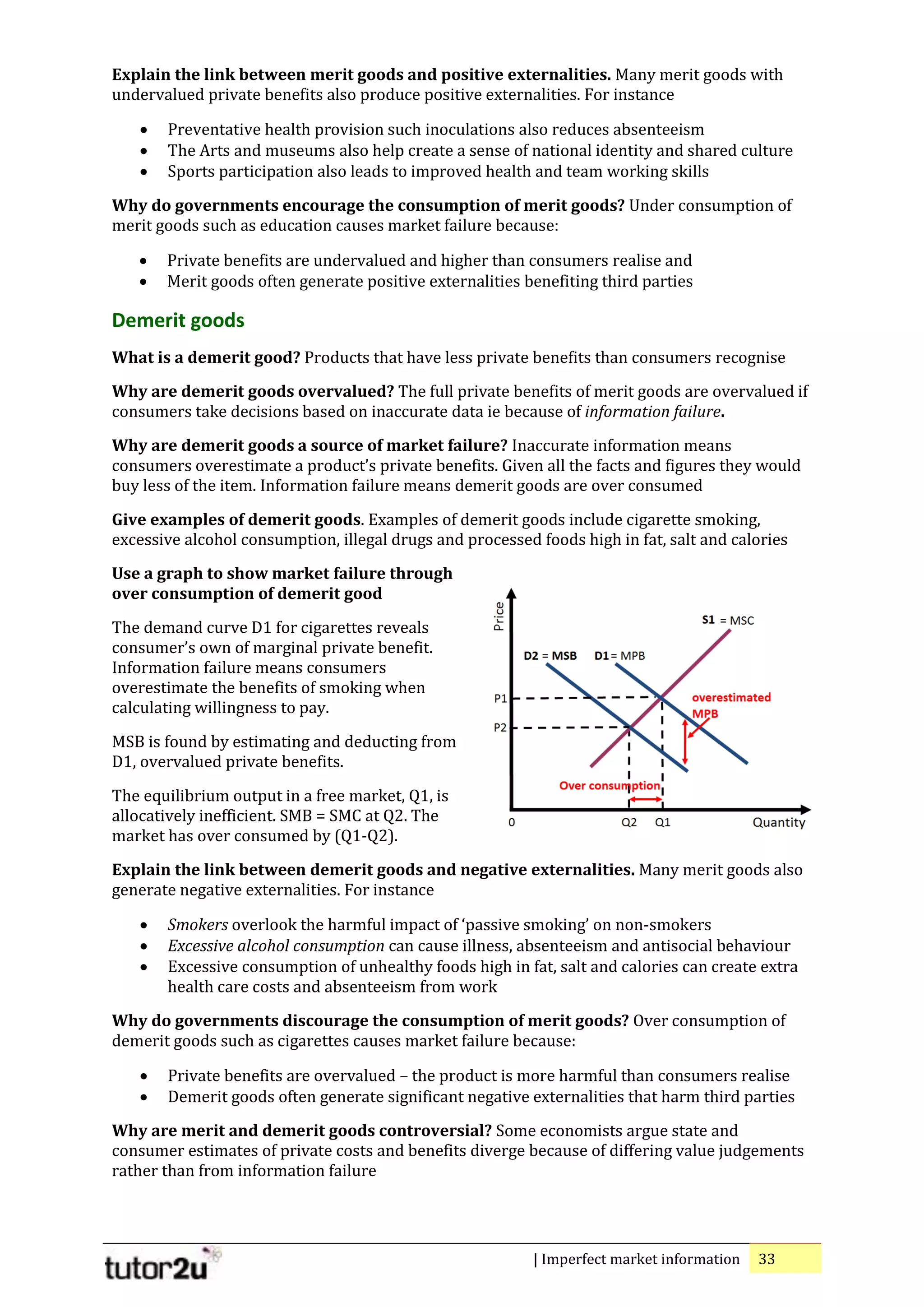 Imperfect Market Information | PDF