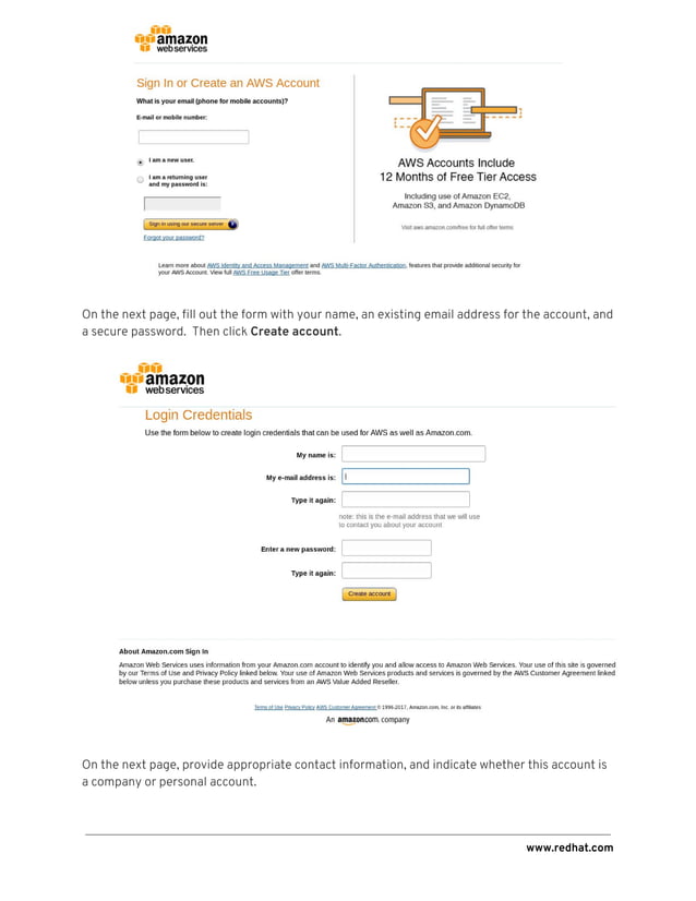 LAB SET-UP INSTRUCTIONS FOR EXERCISES ON AMAZON EC2 | PDF