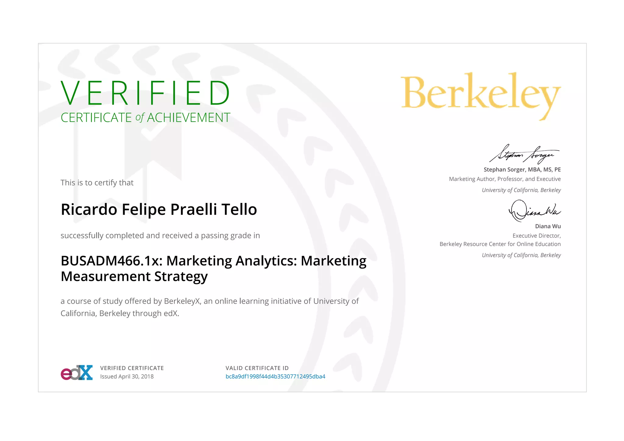 Marketing Analytics: Marketing Measurement Strategy Certificate | PPT
