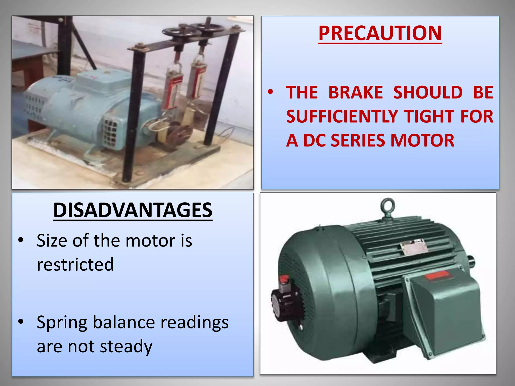 Testing of DC Motors | PPTX