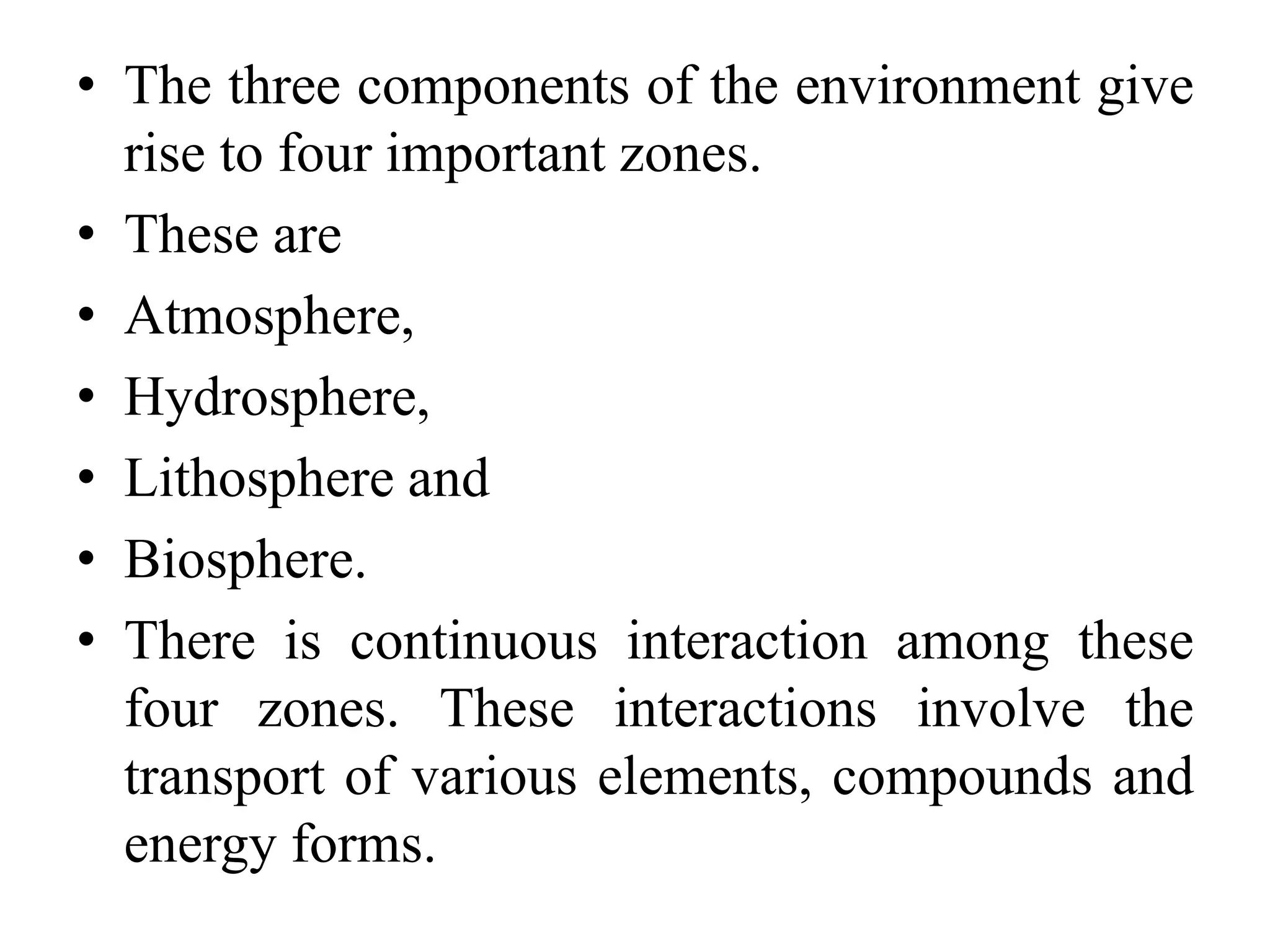 Environment and its components, | PPTX