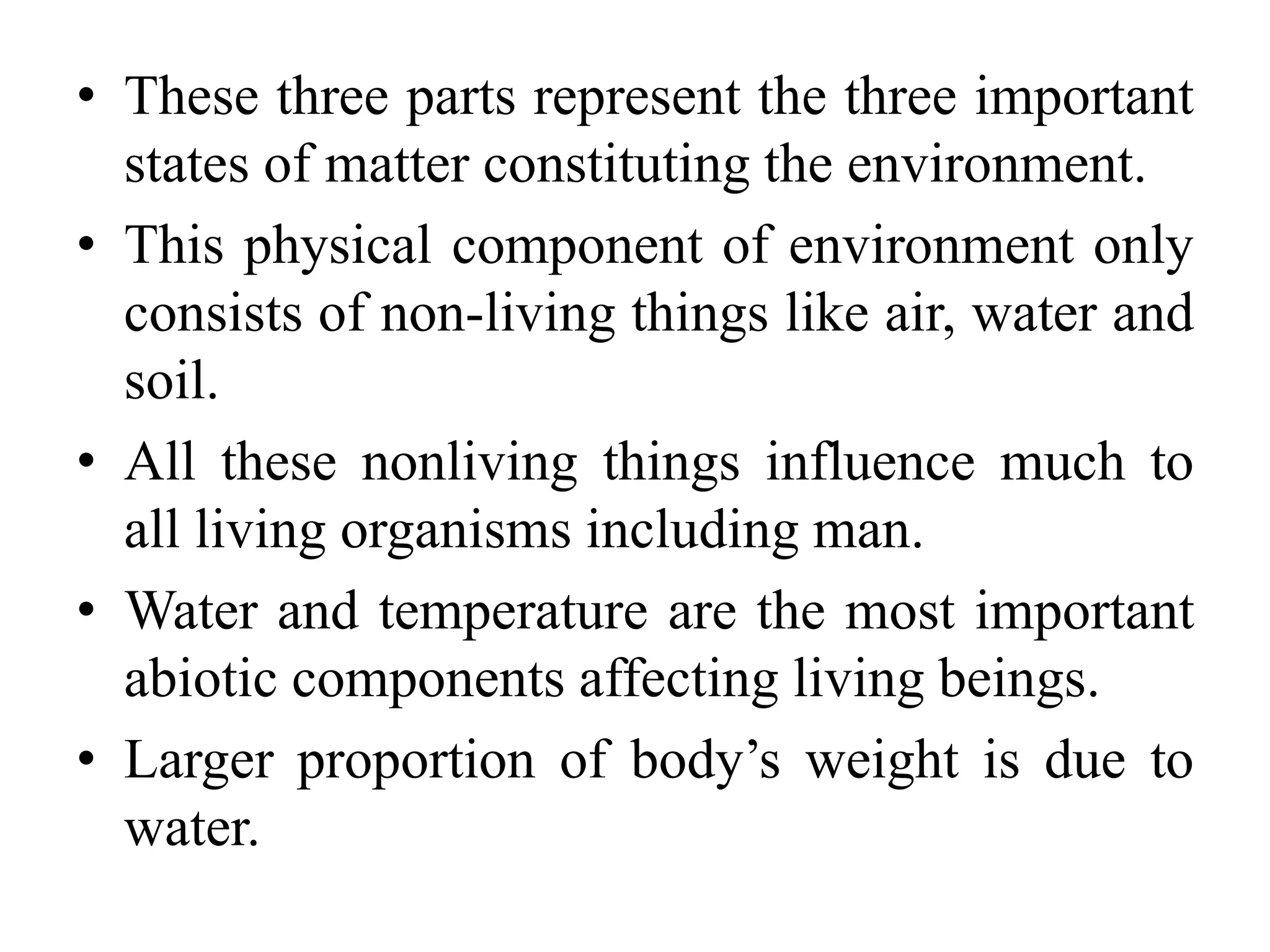 Environment and its components, | PPTX | Chemistry | Science