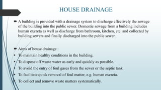DRAINAGE SYSTEM FOR BUILDING AND TRAPS | PPTX | Indoor Environmental ...